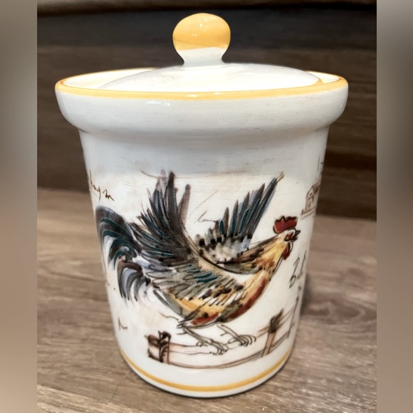 Deruta Ceramiche | Kitchen | Deruta Italian Ceramic Rooster Cannister ...